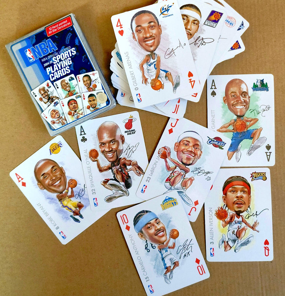 Official 2004-2005 NBA Playing Cards (HAND-SIGNED) – politicards.com